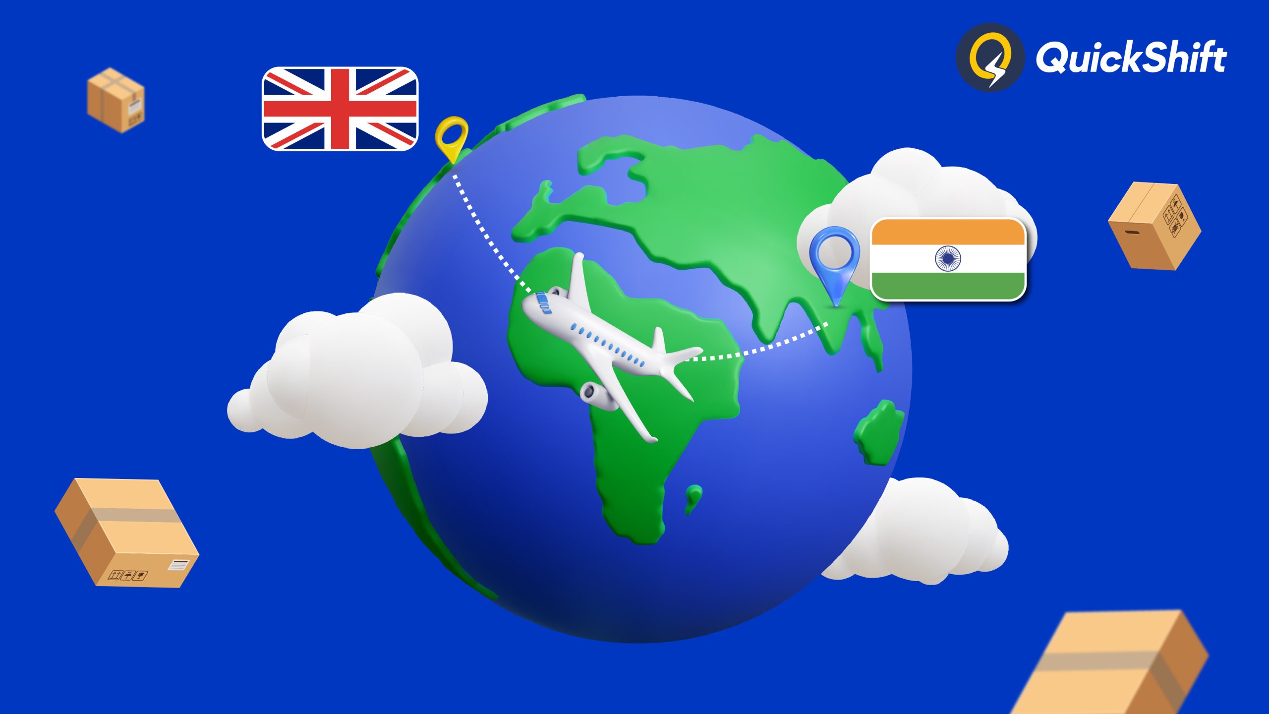 Shipping from India to UK with QuickShift Axis in 2025