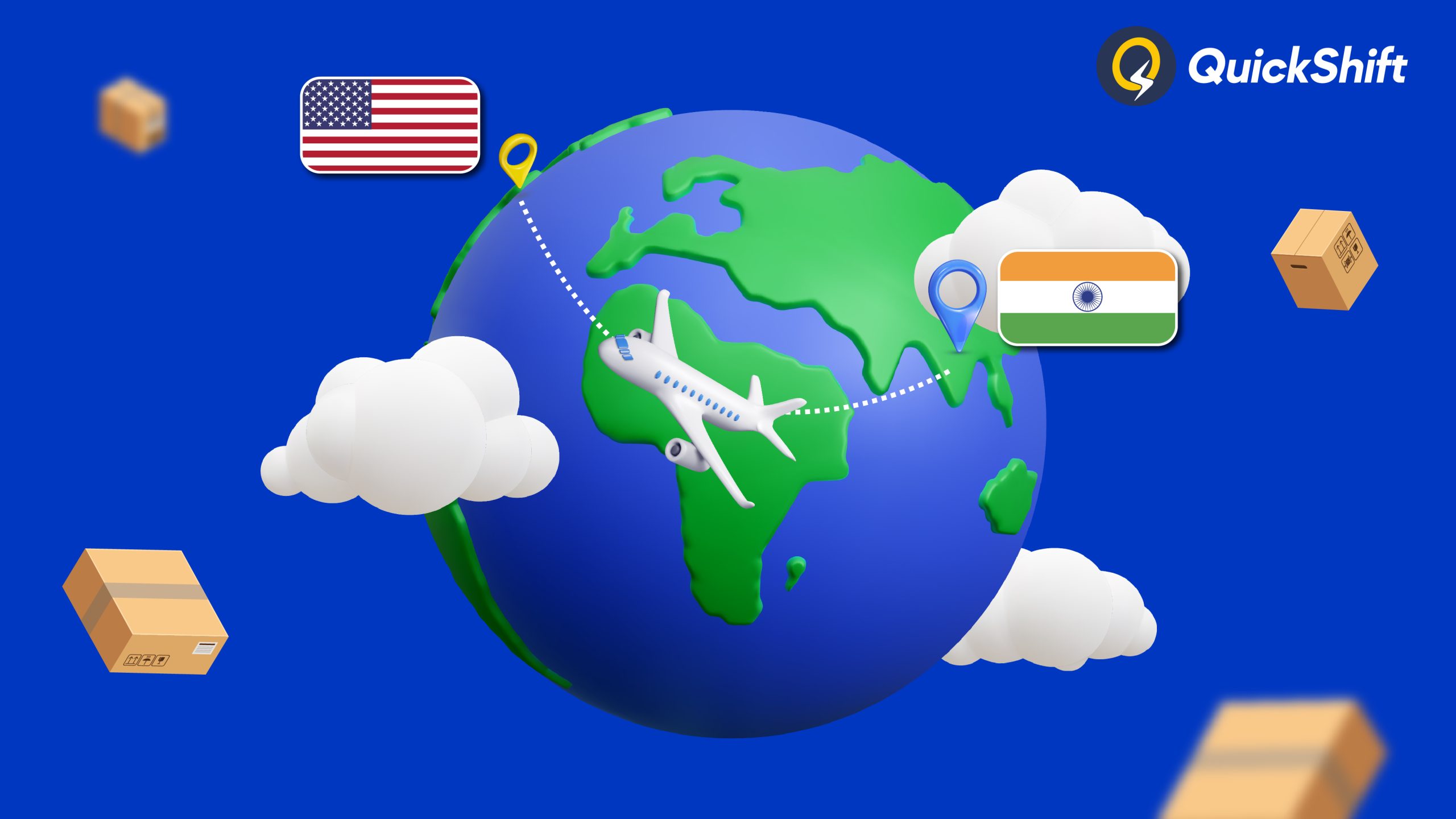 Shipping from India to USA with QuickShift Axis 2025